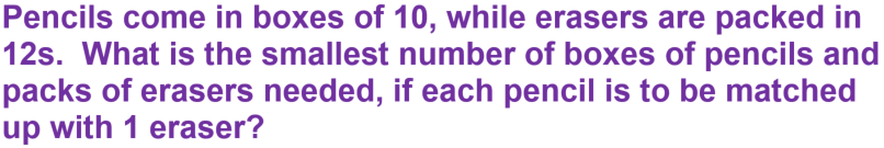 GCSE Hcf And Lowest Common Multiple Highest Common Factor